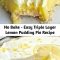 No Bake – Easy Triple Layer Lemon Pudding Pie Recipe – Cirilla Cook