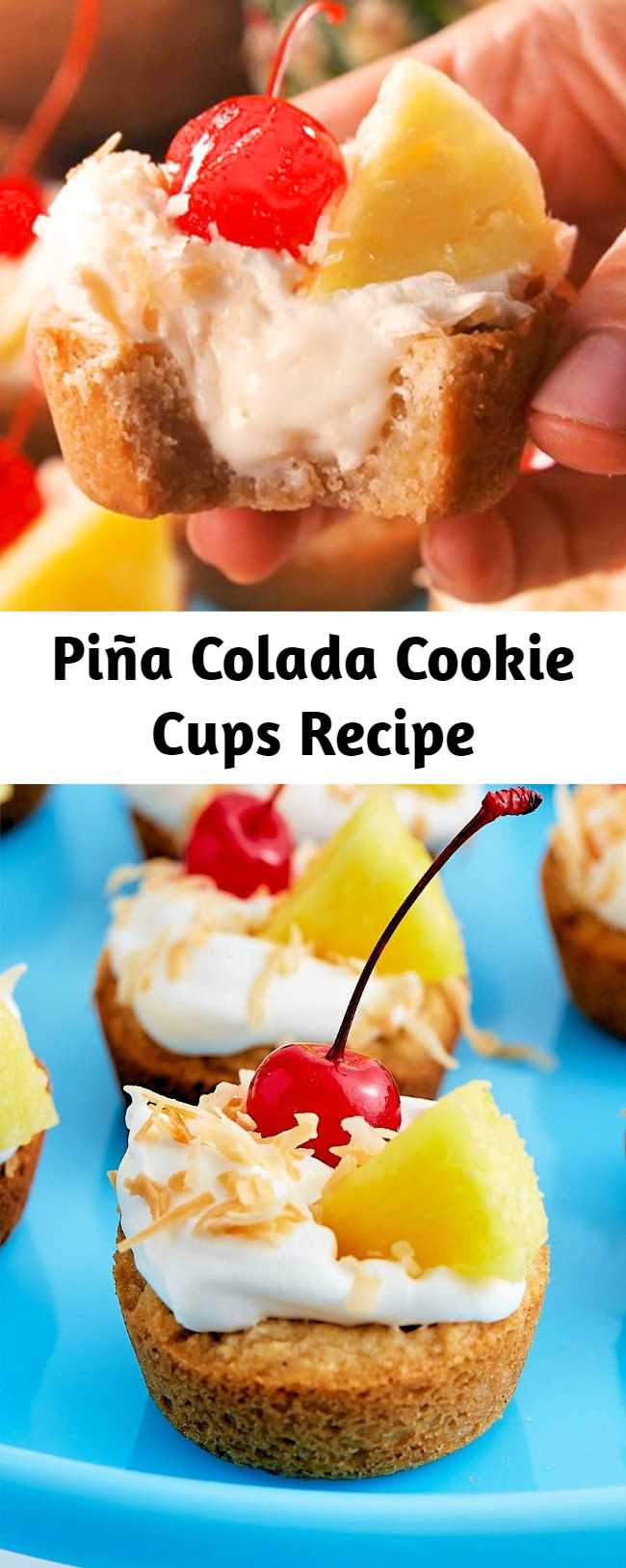 Piña Colada Cookie Cups Recipe – Cirilla Cook