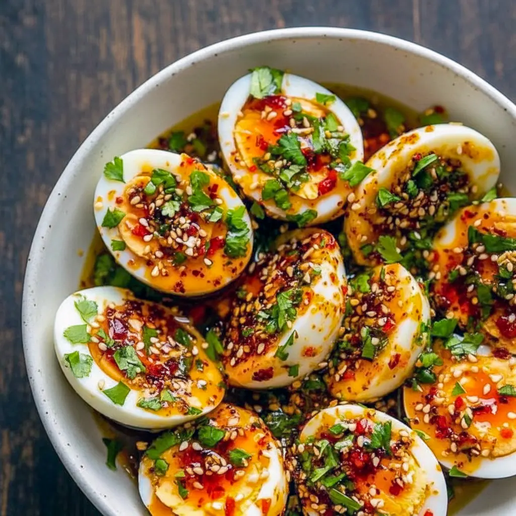 Spicy Chili Garlic Deviled Eggs You’ll Crave – Easy Boiled Eggs Meal ...