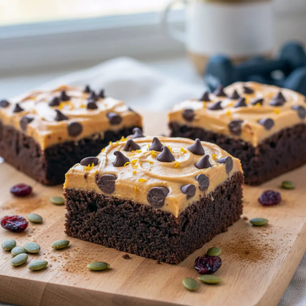 Irresistible Pumpkin Workout Brownies – A Healthy Pumpkin Brownie ...